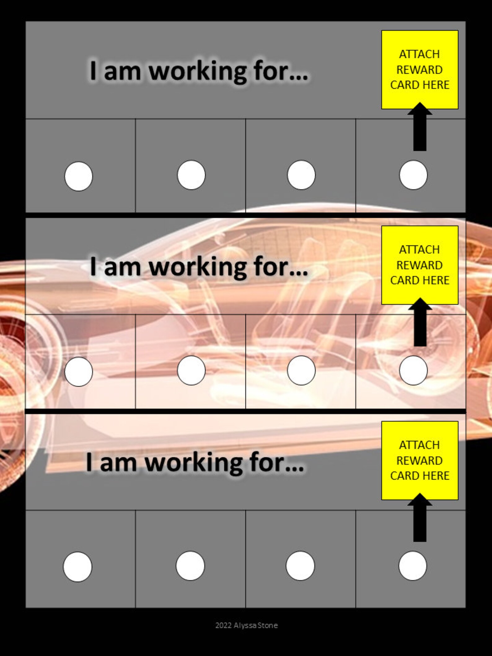 Editable Token Boards - Racecars | Special Education - Etsy