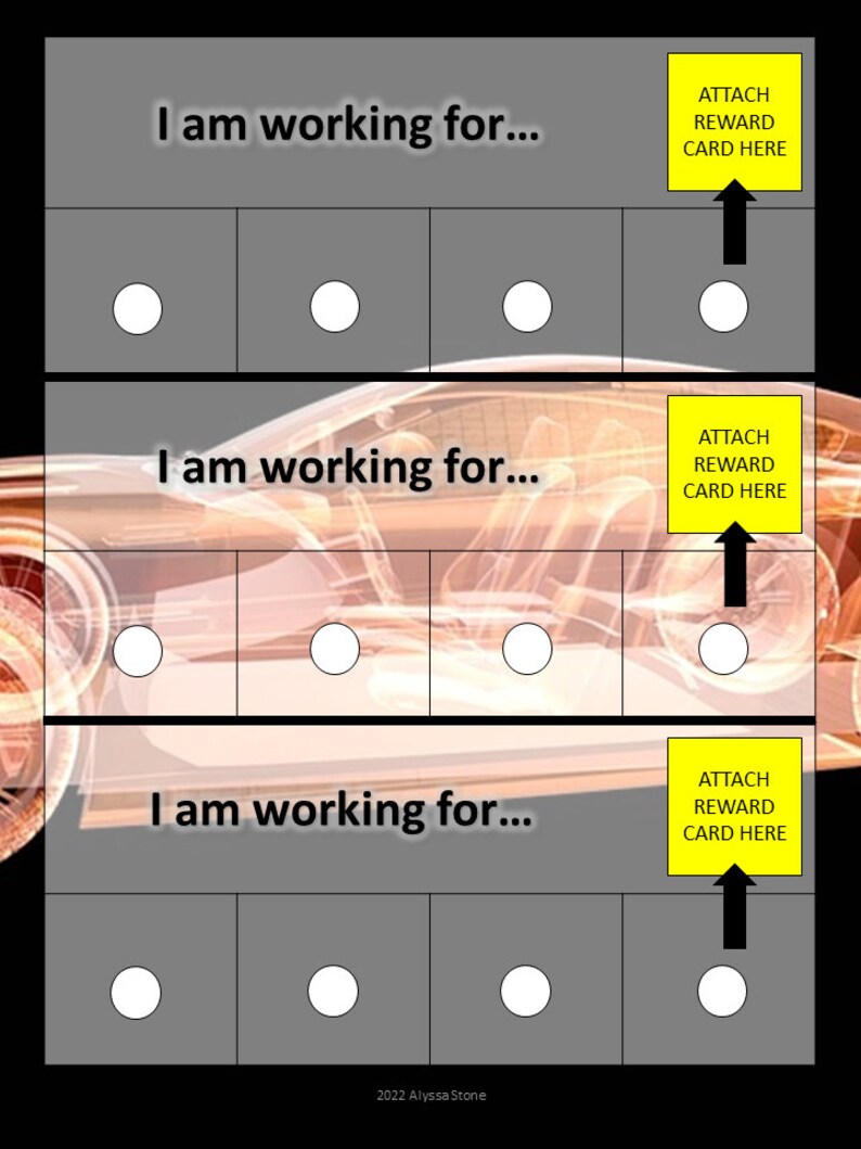 Editable Token Boards - Racecars | Special Education - Etsy