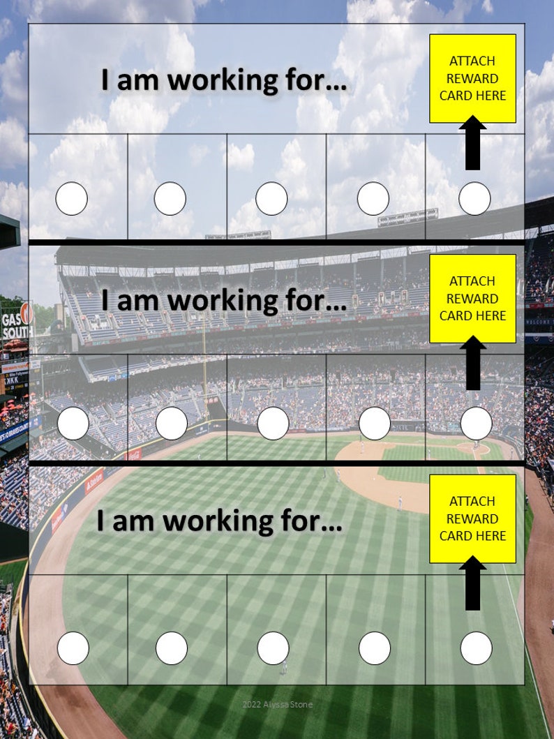 Editable Token Boards - SPORTS - Baseball | Special Education - Etsy