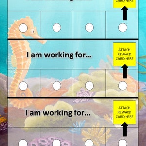 Editable Token Boards - OCEAN - Mermaids | Special Education - Etsy