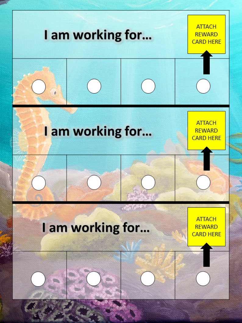 Editable Token Boards - OCEAN - Mermaids | Special Education - Etsy