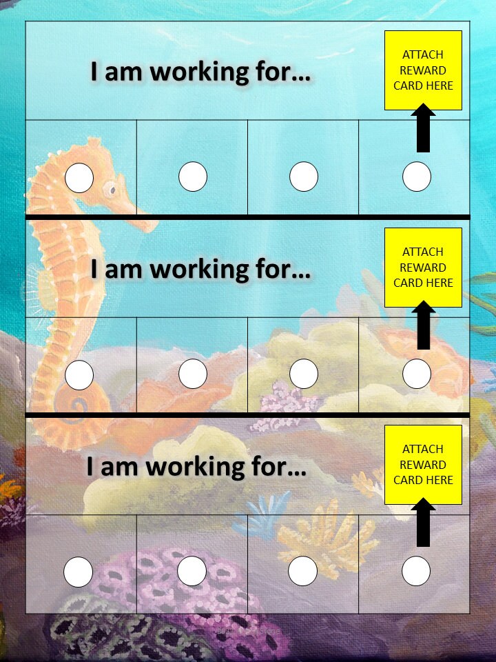 Editable Token Boards - OCEAN - Mermaids | Special Education - Etsy