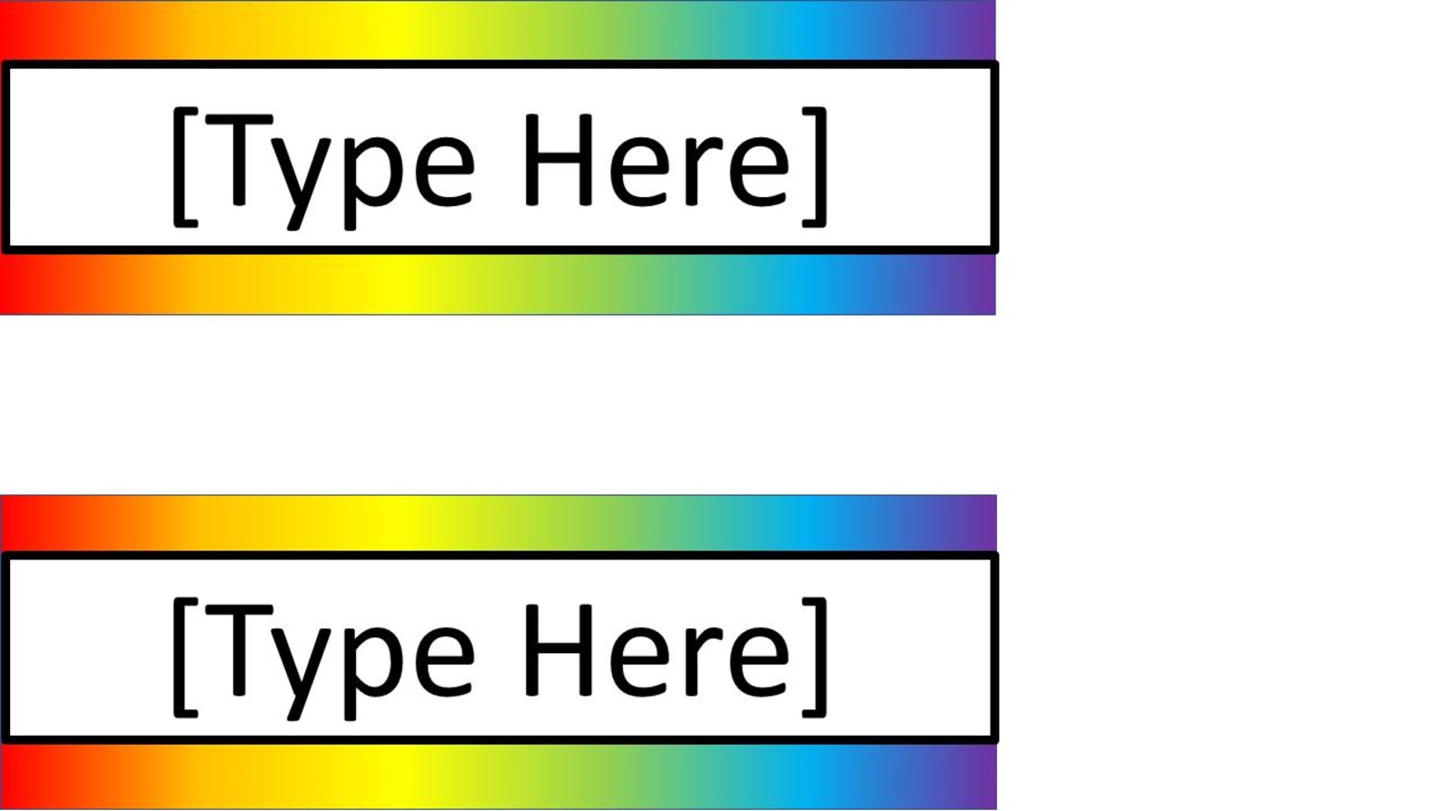 Daily Schedule Cards & Table Numbers - Rainbow - Etsy