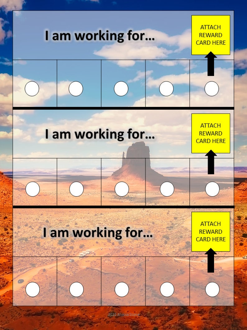Editable Token Boards - Cowboys | Special Education - Etsy