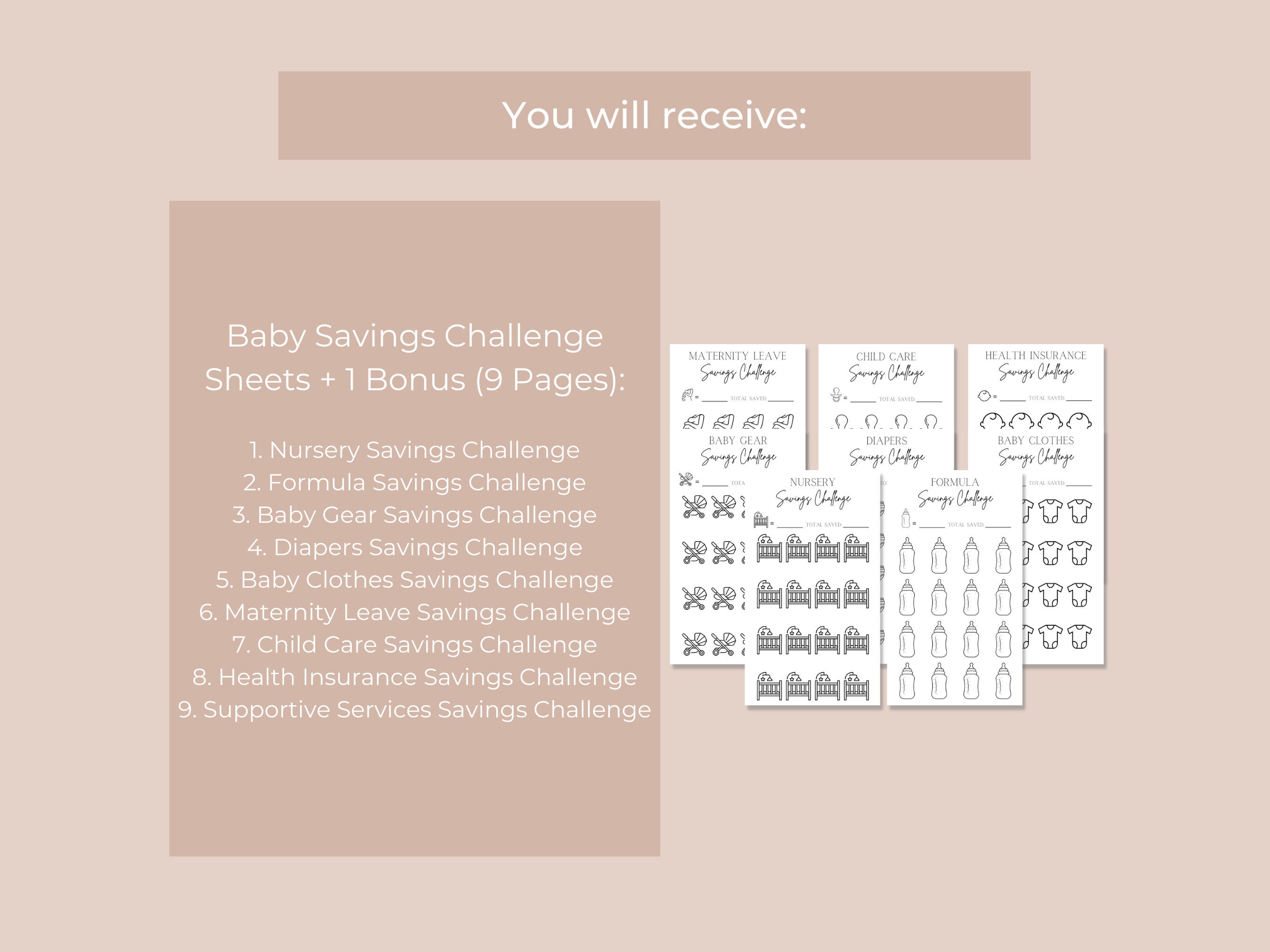 A6 Mega Money Savings Challenge Bundle, Wedding Savings Bundle, Saving ...