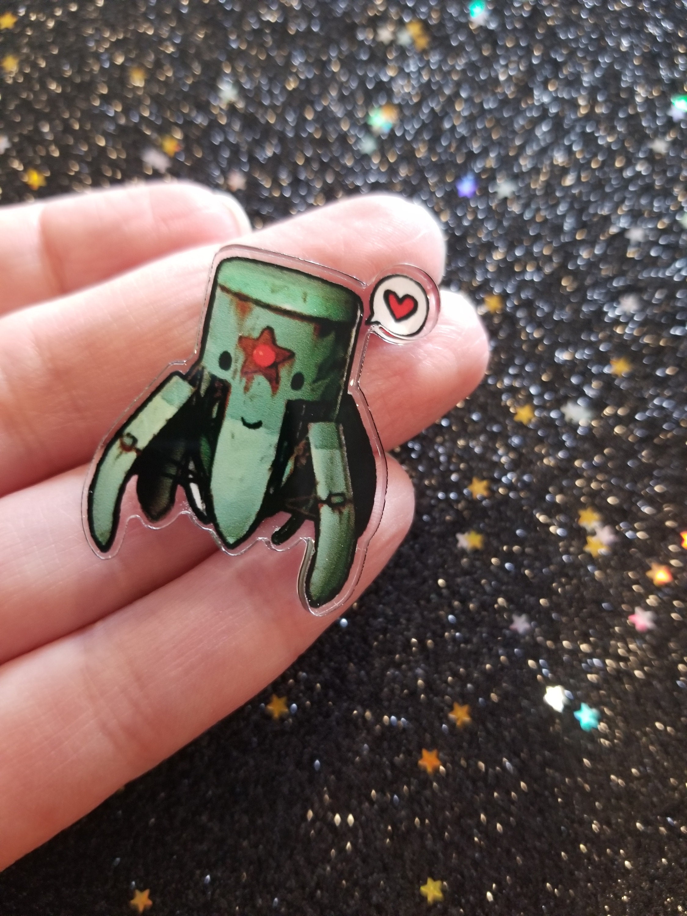Recalibrated Liberator Inspired Acrylic Pin Fallout 76 - Etsy