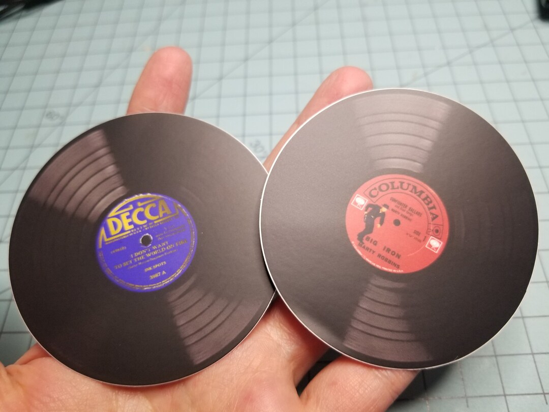 Ink Spots OR Marty Robbins Inspired Vinyl Record Stickers - Etsy