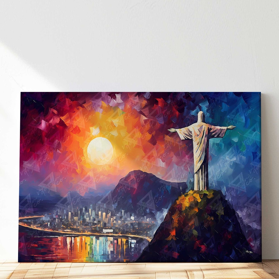 Christ the Redeemer Art Deco Statue in Rio De Janeiro, Brazil ...