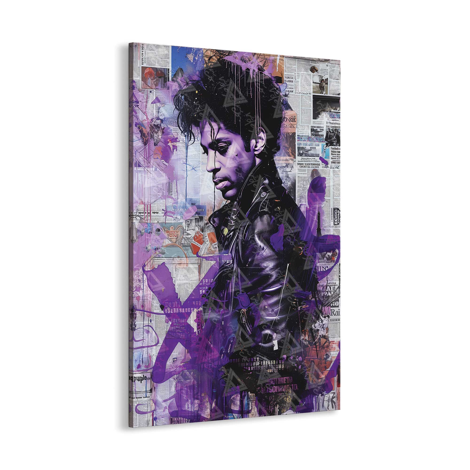 Prince Canvas Art Purple Rain Music Poster Graffiti Art Home Decor ...