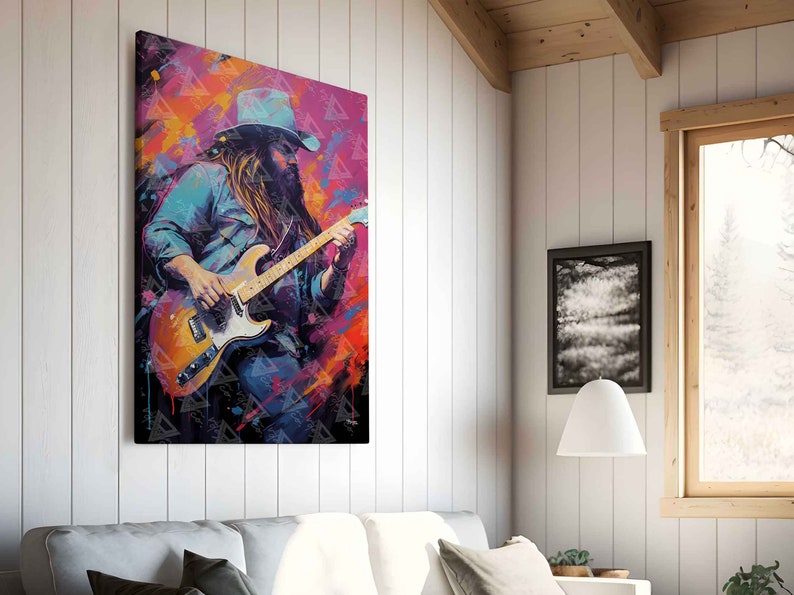 Add Colorful Country Flair to Your Walls With Chris Stapleton Graffiti ...