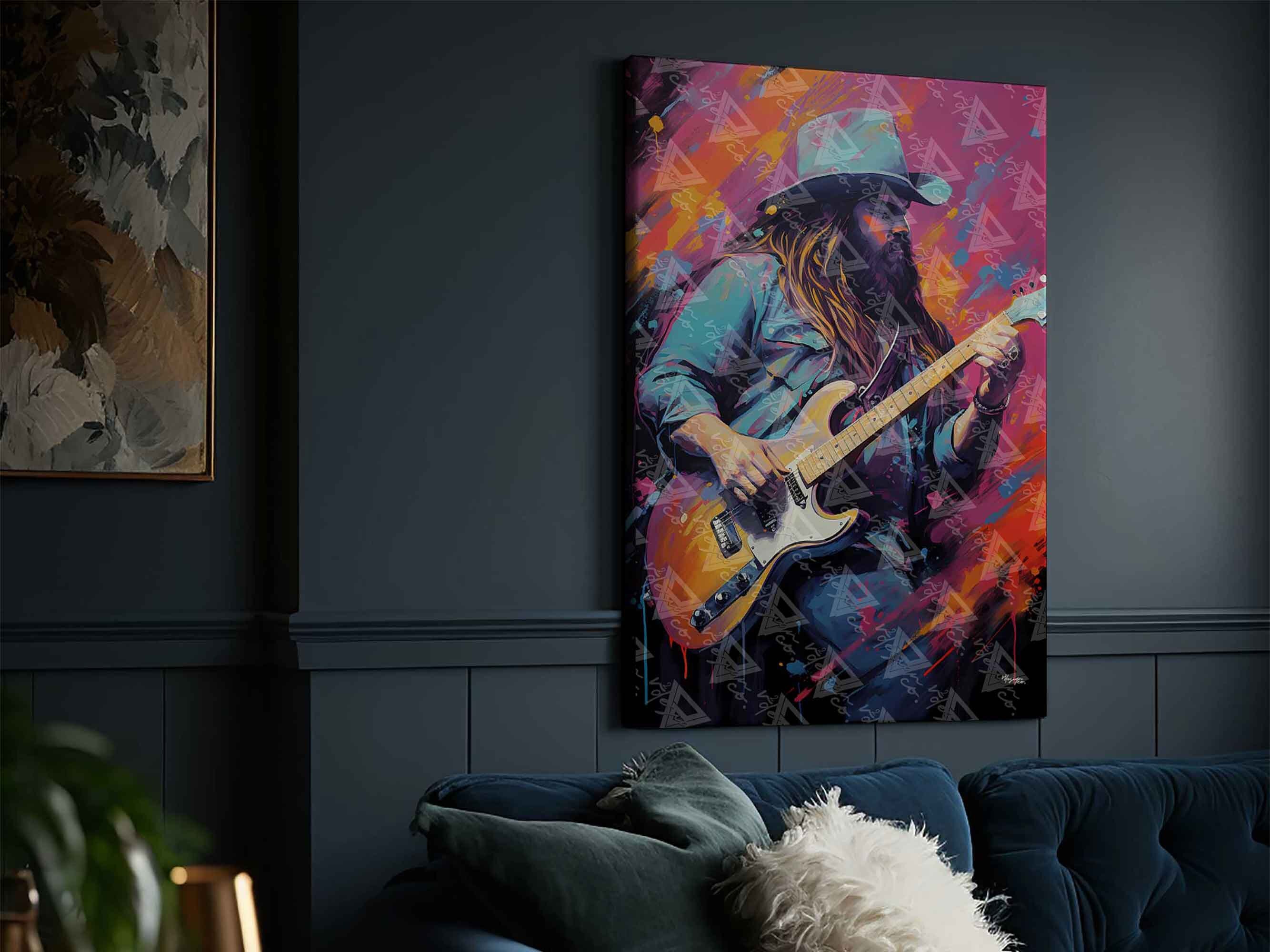 Add Colorful Country Flair to Your Walls With Chris Stapleton Graffiti ...