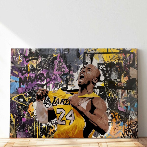 Lakers Canvas - Etsy
