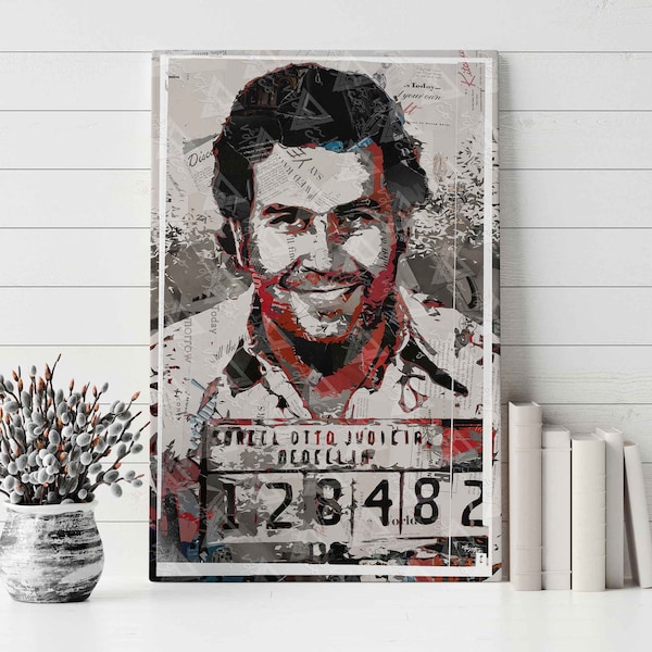 Pablo Escobar Canvas - Etsy