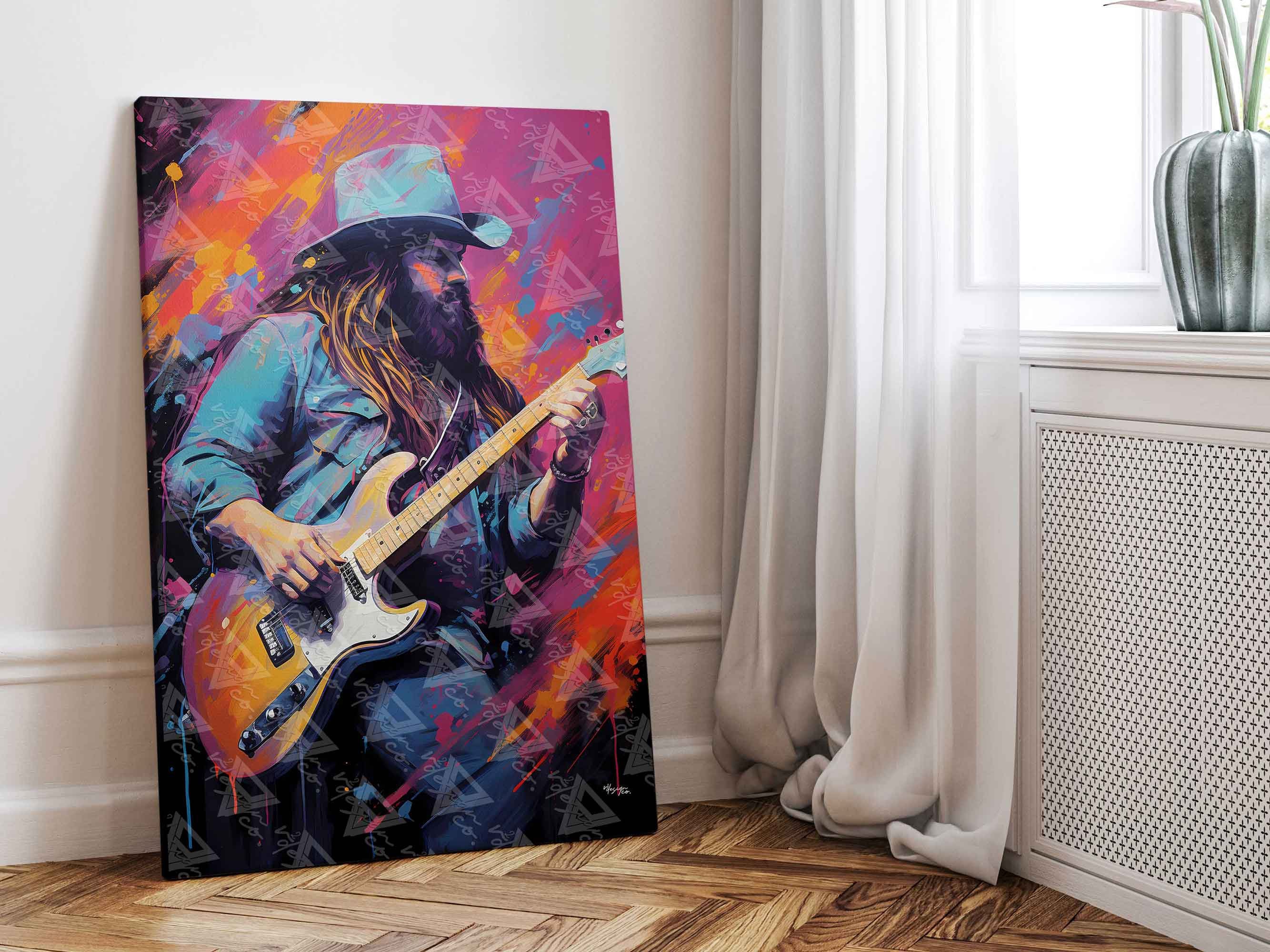 Add Colorful Country Flair to Your Walls With Chris Stapleton Graffiti ...