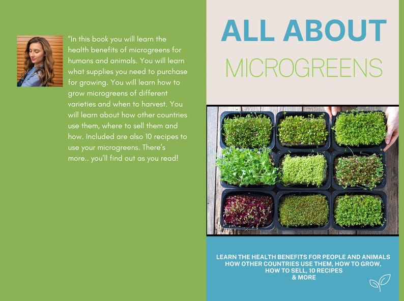 ALL ABOUT MICROGREENS: the Ultimate Guide - Etsy