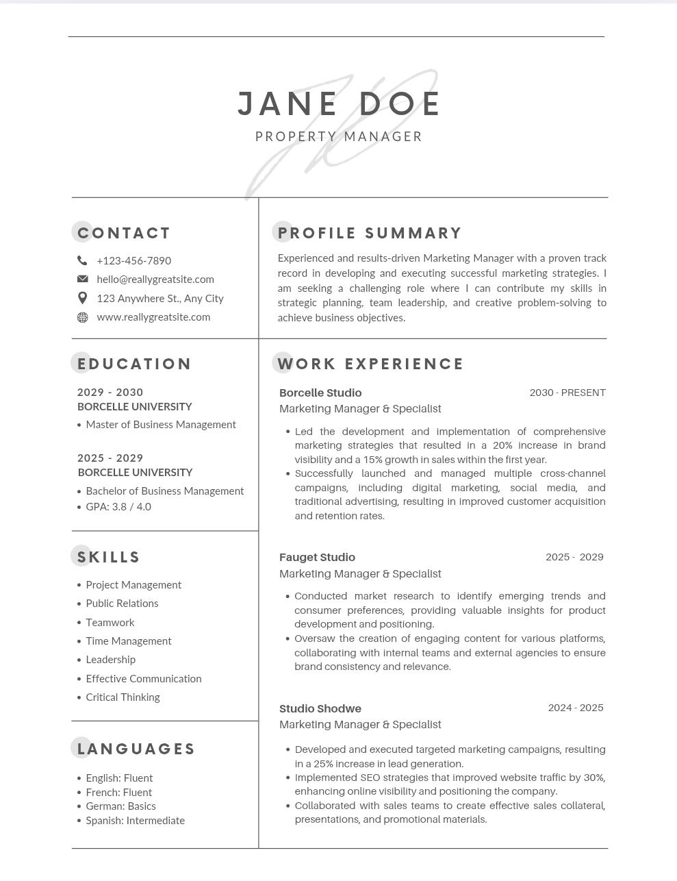 10 RESUME TEMPLATES: Stand Out! - Etsy