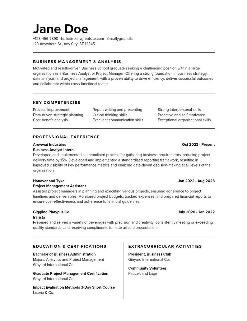 10 RESUME TEMPLATES: Stand Out! - Etsy