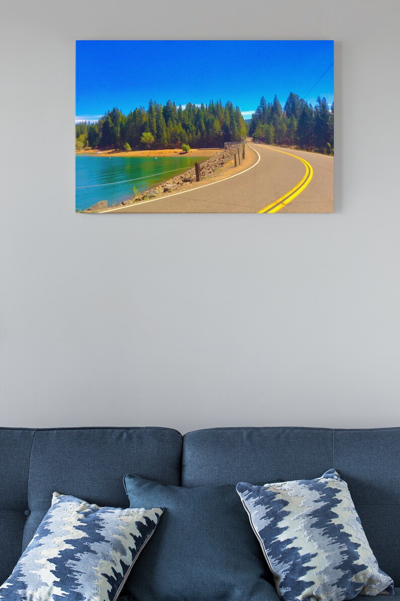 Scenic Wall Art Blue Wall Art Scenic Wall Decor Scenic Art Scenic ...