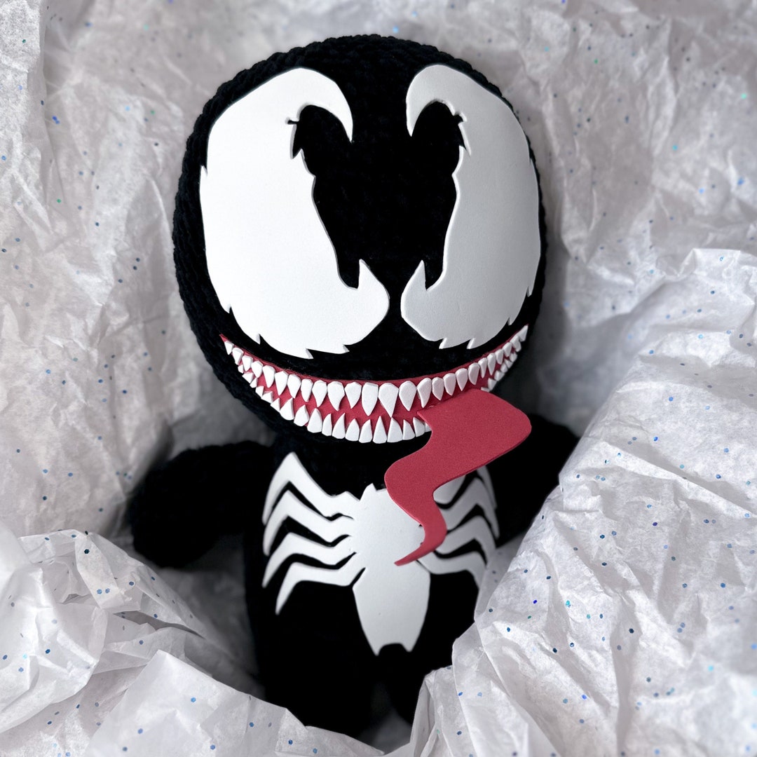 Handmade Venom Plushie – Soft Scary-cute Toy, Ideal Gift for Movie ...