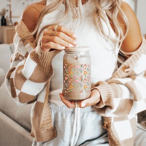 Sipper Glass, It is Well With My Soul, Iced Coffee Glass Cup With Straw ...