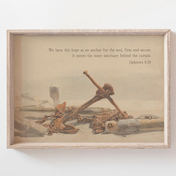 Anchor Quote - Etsy