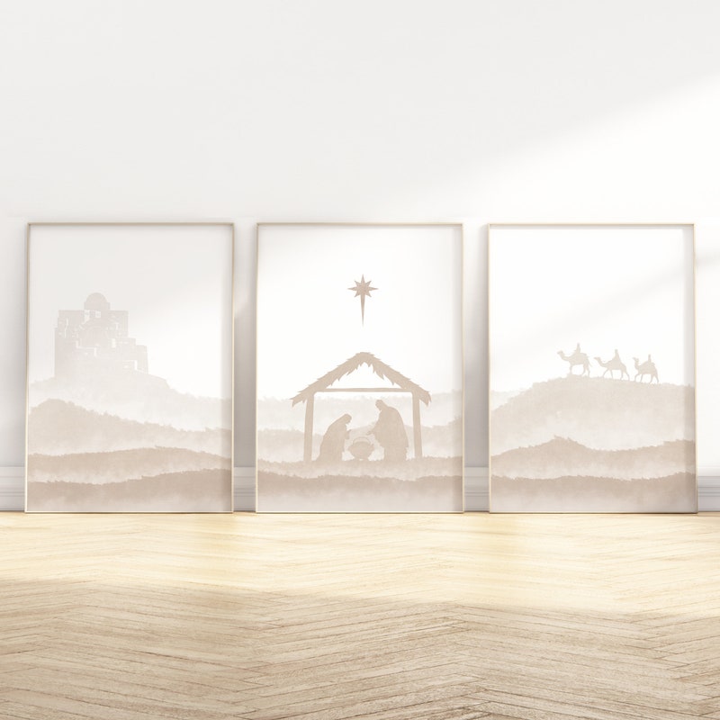 Nativity Print - Etsy