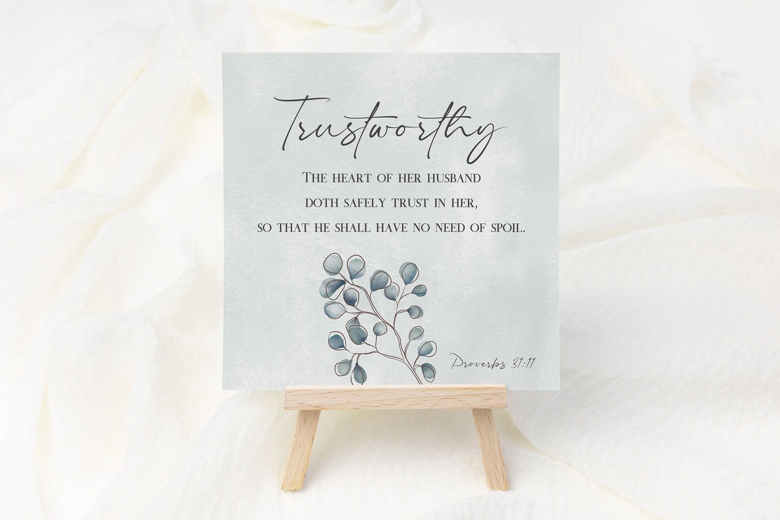 Proverbs 31 Woman 12 Virtues Bible Verse Printable Cards, Modern ...