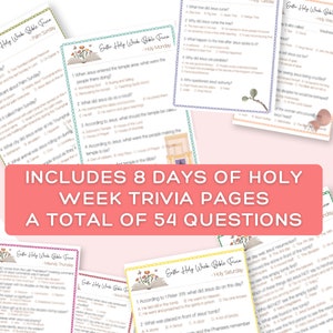 Christian Holy Week Easter Story Card Printable, Religious Watercolor ...