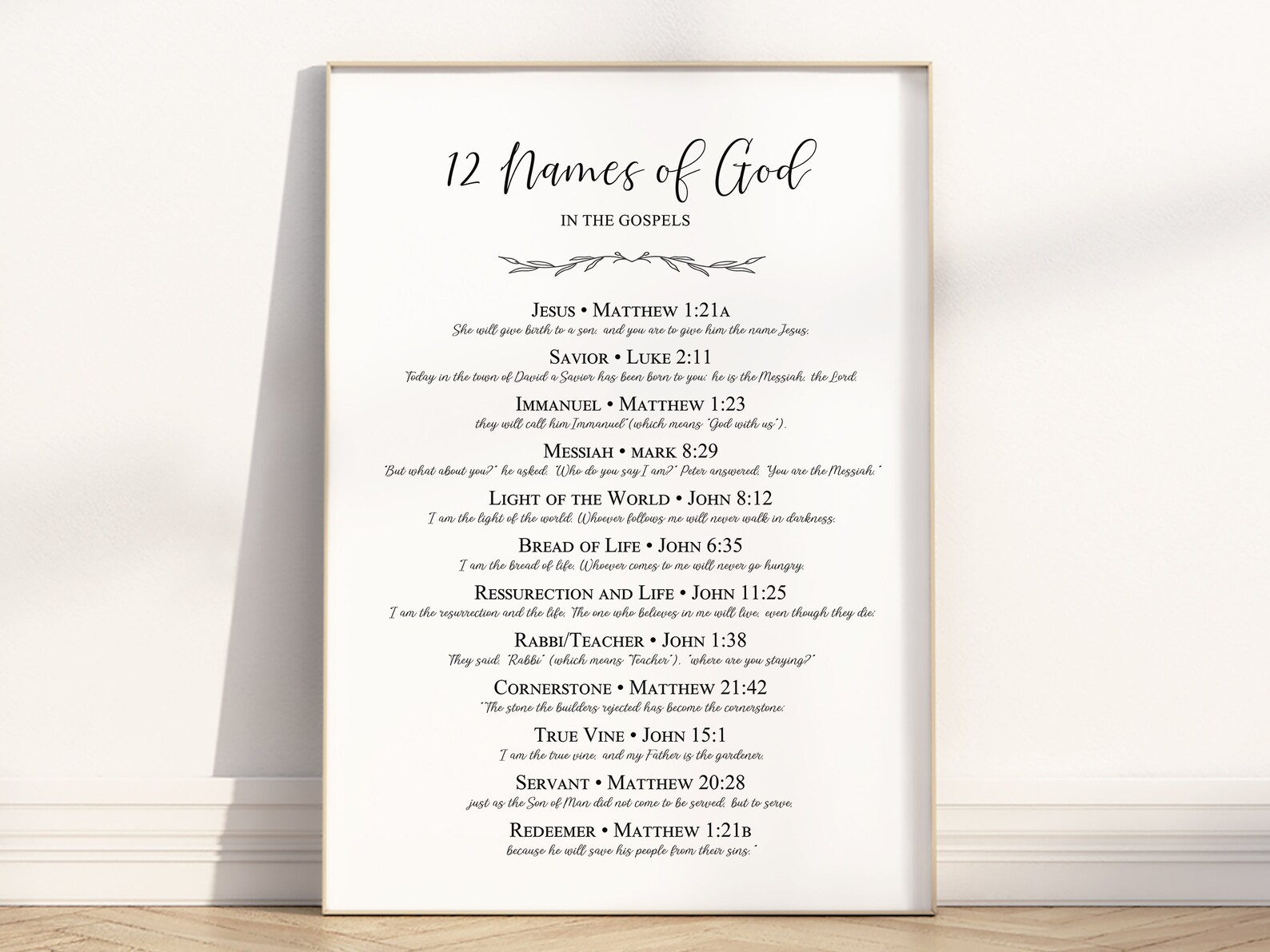 Names of God Bundle Old & New Testament Gospel Revelation - Etsy