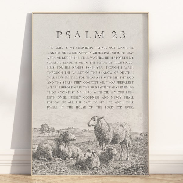 Lord is My Shepherd - Etsy