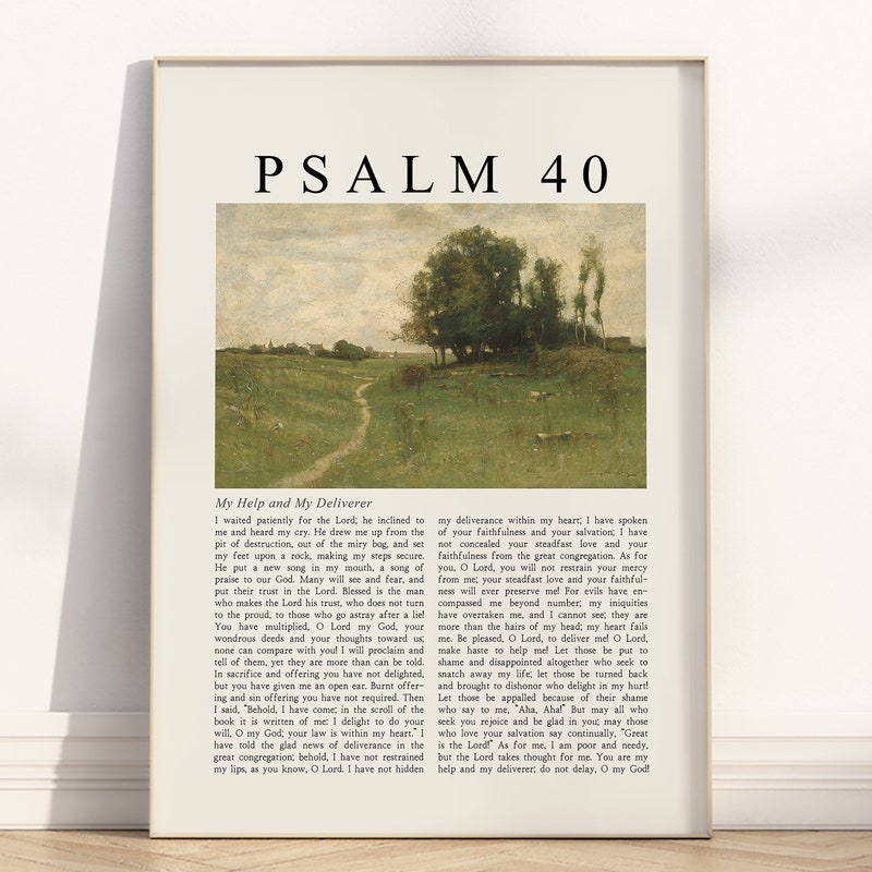 Psalm 40 - Etsy