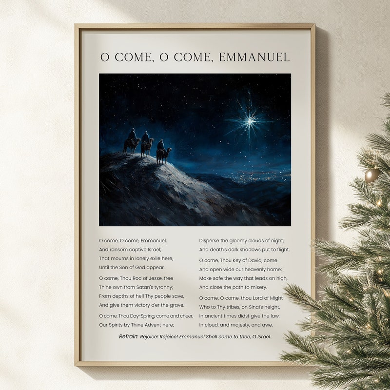 O Come Emmanuel - Etsy