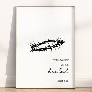 Christian Easter Wall Art Set of 3 | He is Risen Sign Digital Download ...