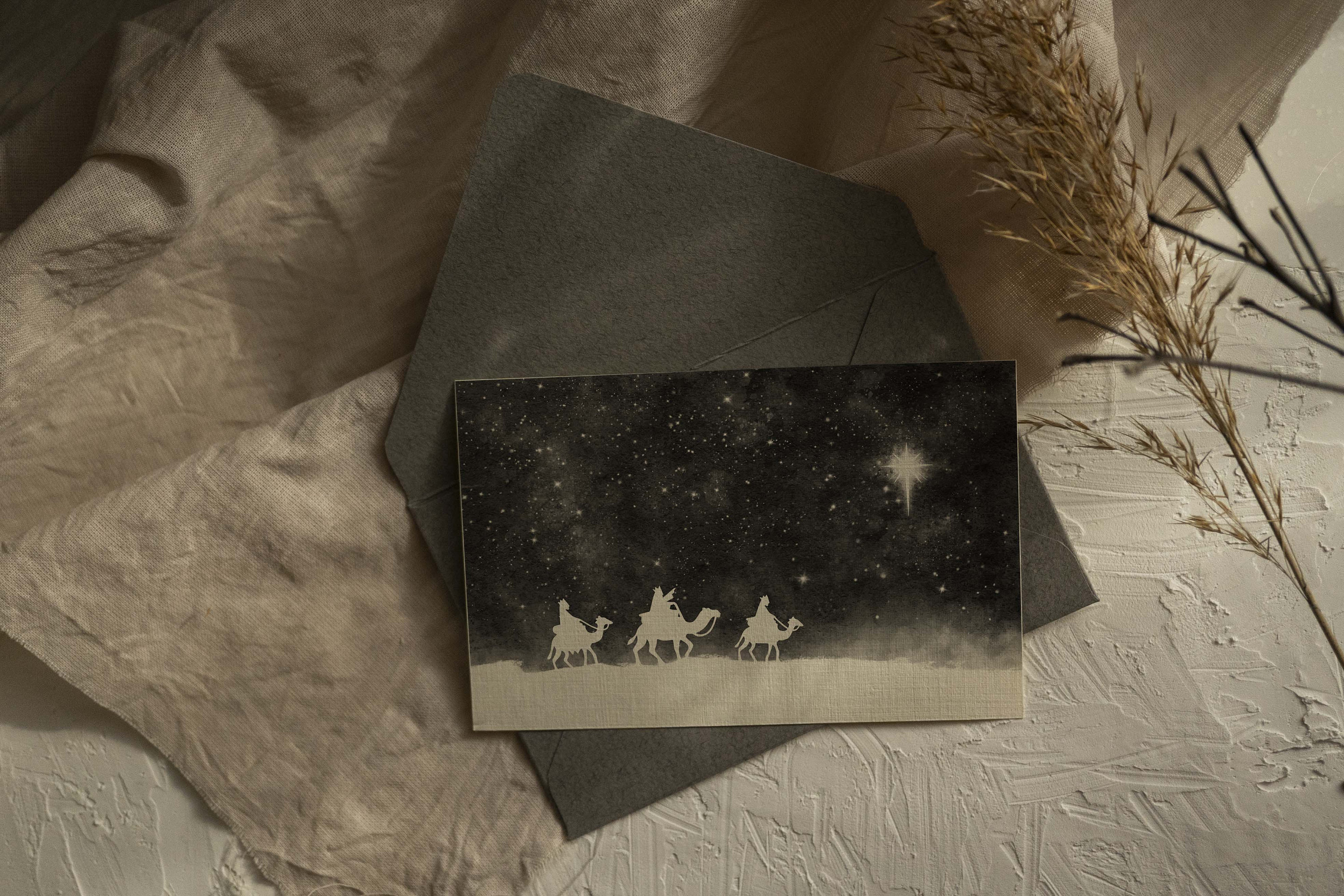 Star of Bethlehem 3 Wise Men Christian Printable Wall Art - Etsy