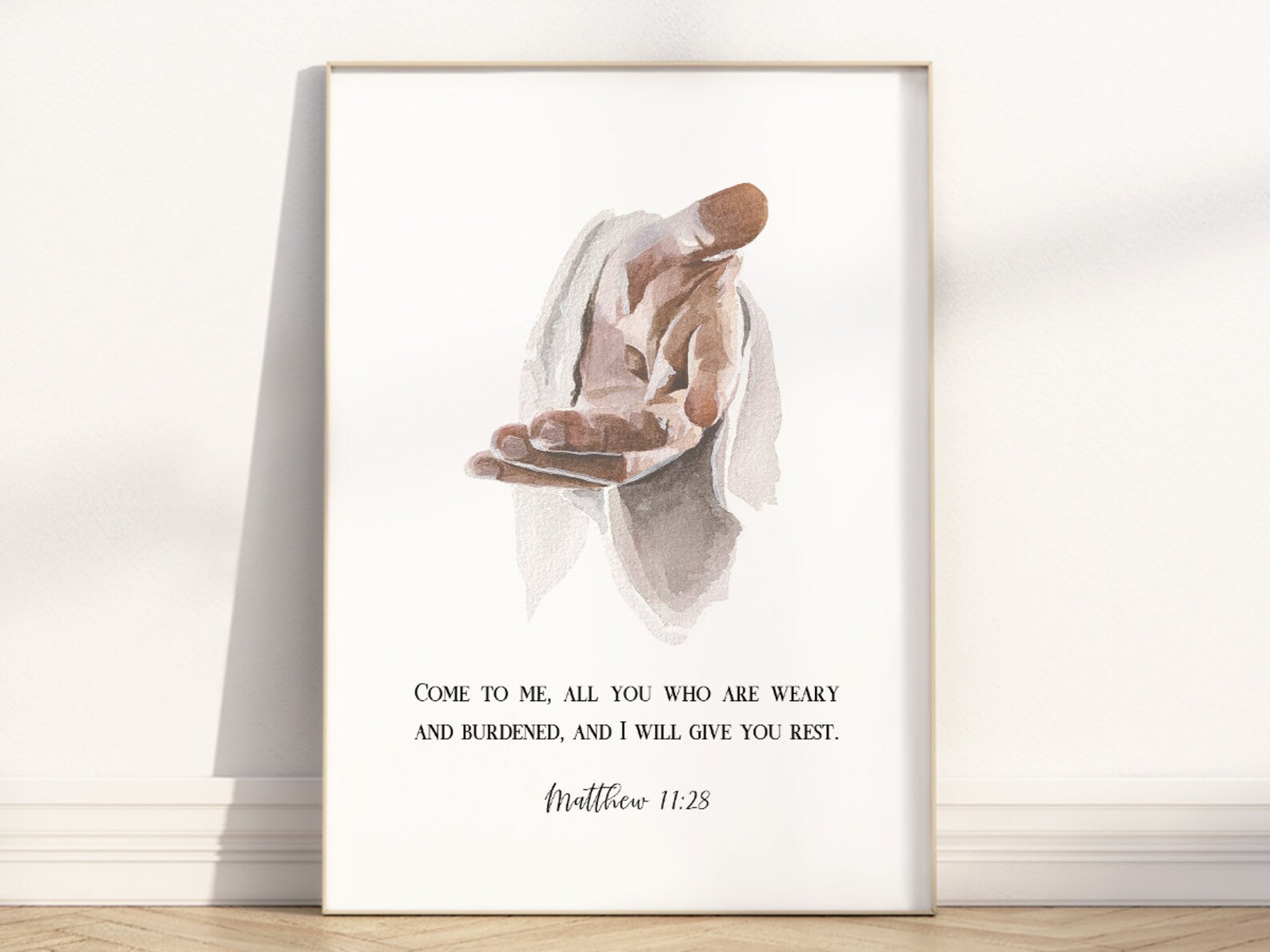 Matthew 11 28 Bible Verse Printable Wall Art, Come to Me, All You Who ...