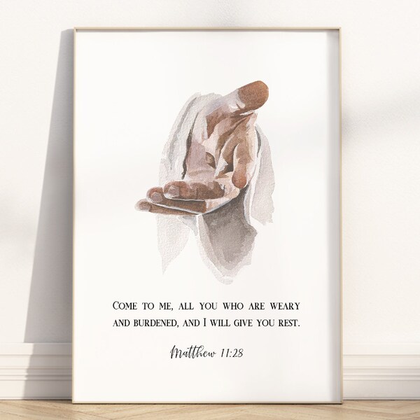 Matthew 11 28 - Etsy