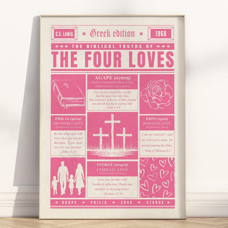Poster Agape - Etsy