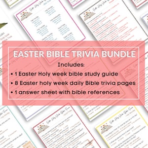 Christian Holy Week Easter Story Card Printable, Religious Watercolor ...