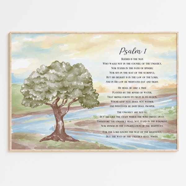 Psalm 1 - Etsy