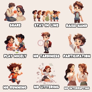 Classroom Rules Clipart Education PNG Teacher Clipart Back to School ...