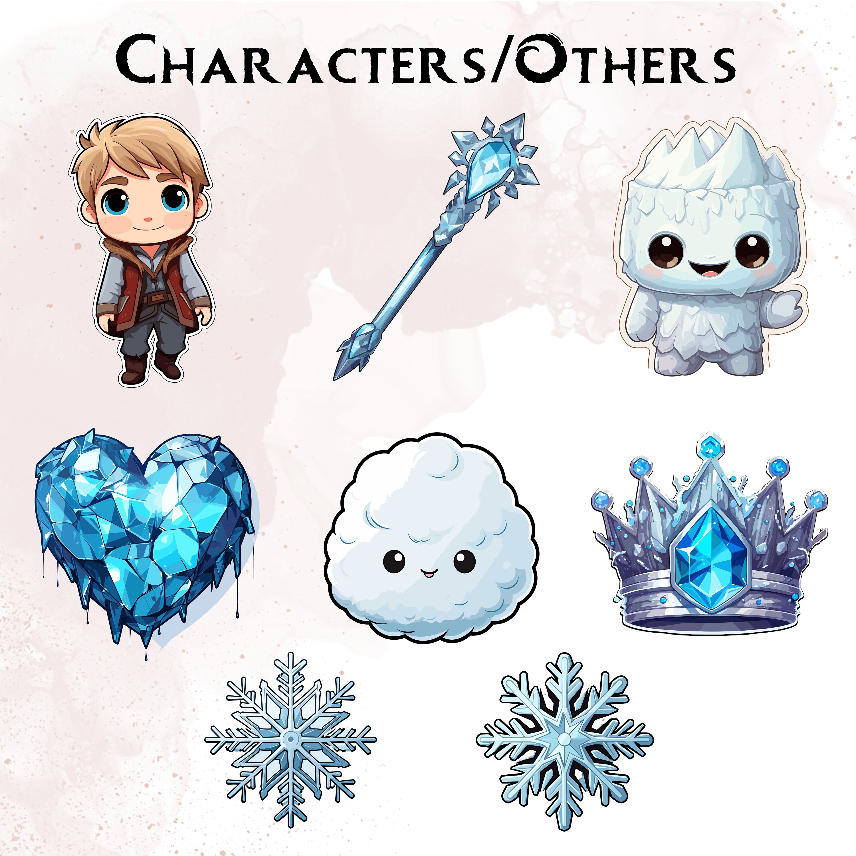 Chibi Frozen Characters