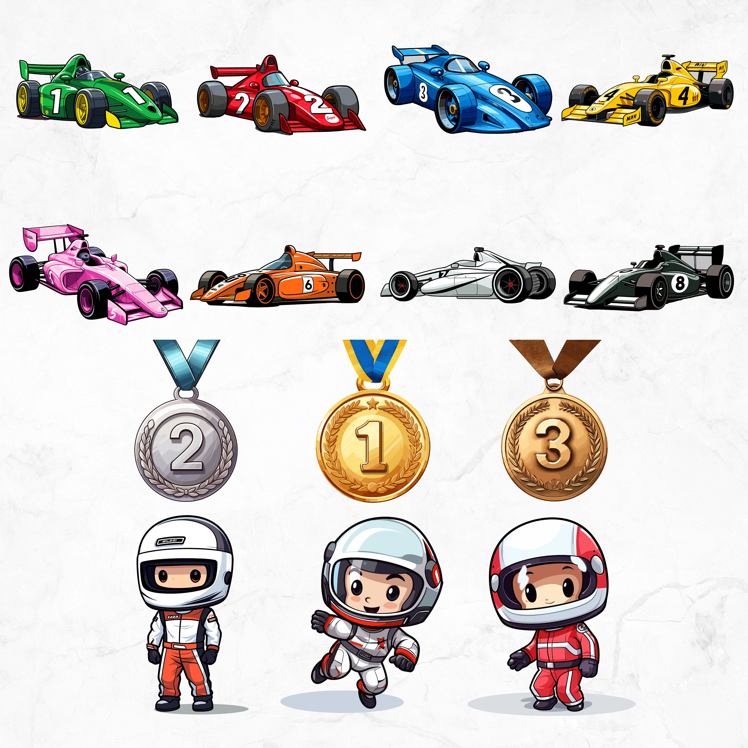 Racing PNG Bundle Race Car SVG Formula 1 Clipart Illustration - Etsy Canada