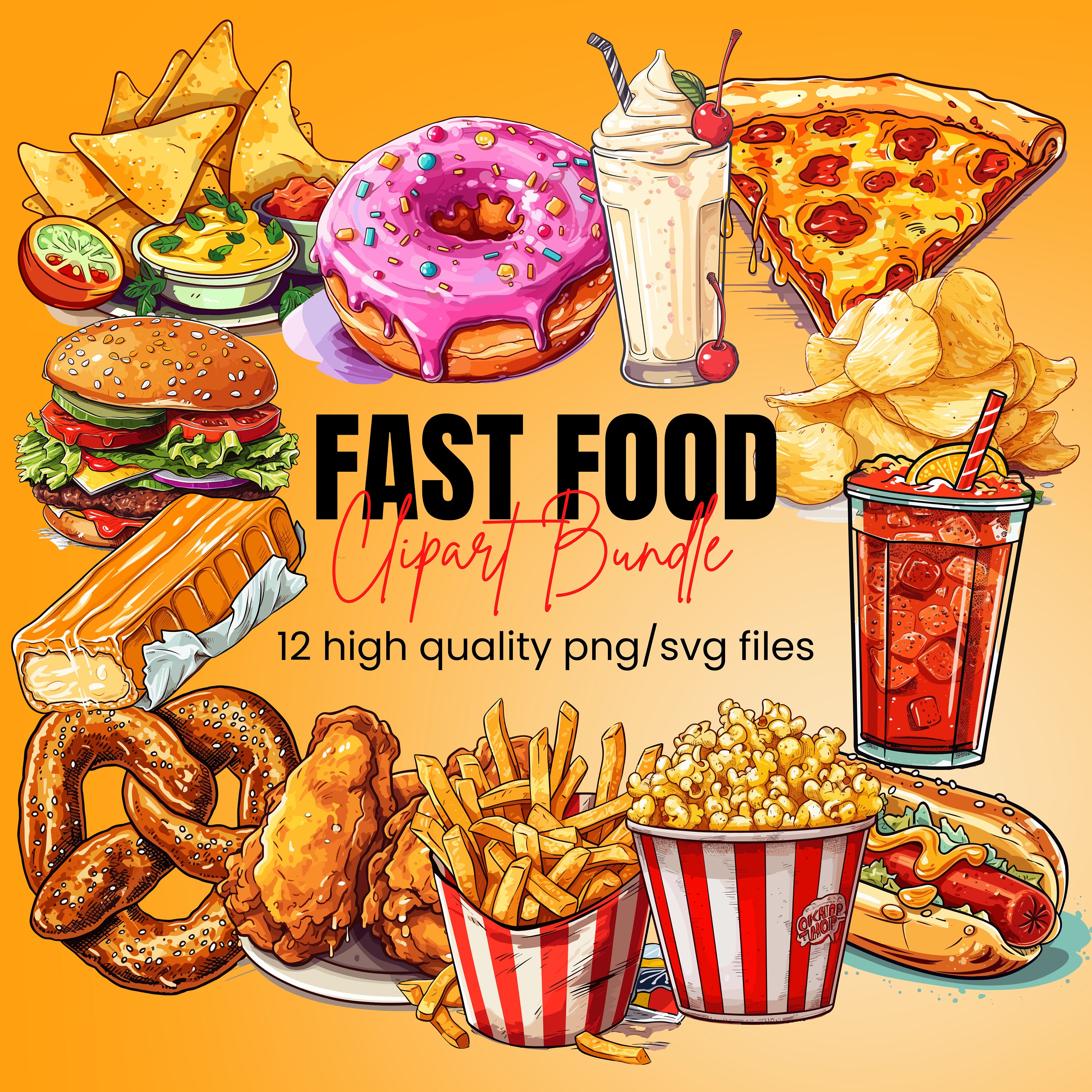 Fast Food Clipart