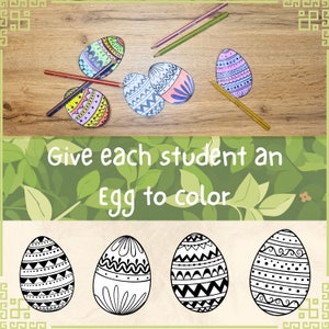 Easter Bulletin Board Kit Classroom Decoration DIY Activity Teacher ...