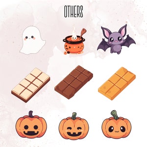 Cute Halloween Clipart Treats PNG Halloween Costumes Trick or Treat PNG ...