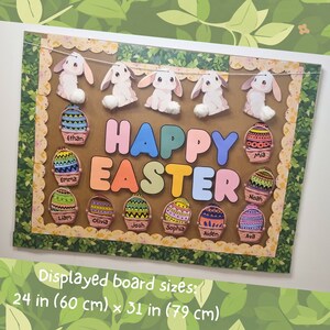 Easter Bulletin Board Kit Classroom Decoration DIY Activity Teacher ...