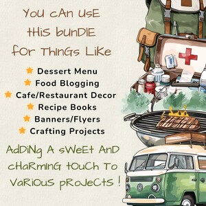 Watercolor Camping Clipart Camping PNG Nature Illustration Summer Camp ...