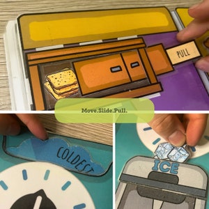 Printable Food Learning Busy Book for Kids Paper Quite Book Pretend ...