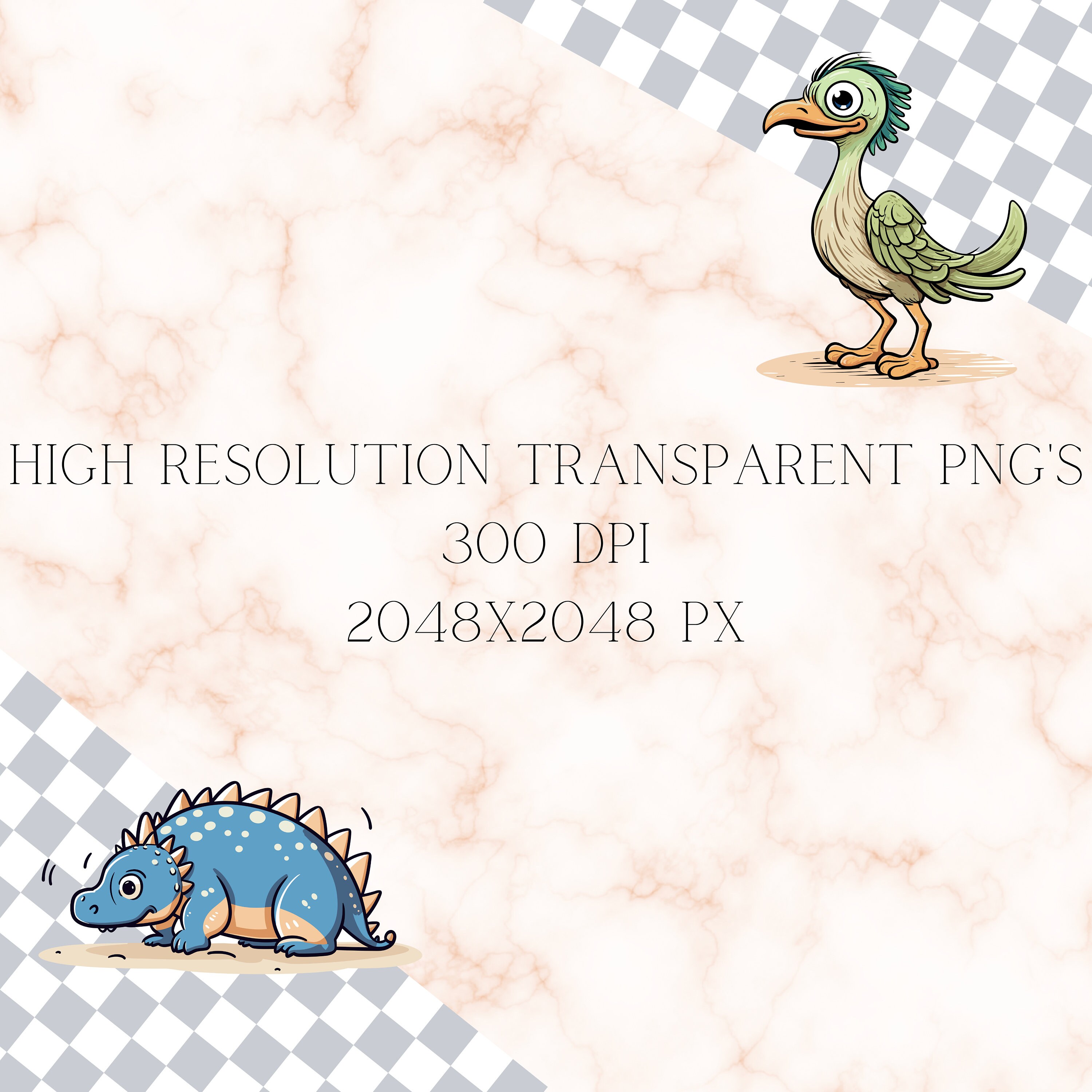 Cute Dinosaurs Clipart Dino PNG Prehistoric Animals SVG - Etsy