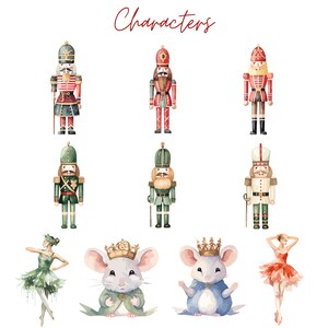 Watercolor Nutcracker Clipart Christmas Story PNG Cristmas Ornaments ...